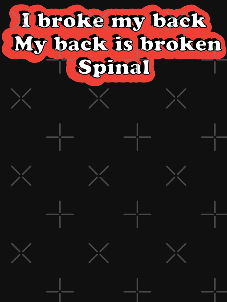 I broke my Back - Funny Mike Tyson Classic T-Shirt sold by Eric Chung ...