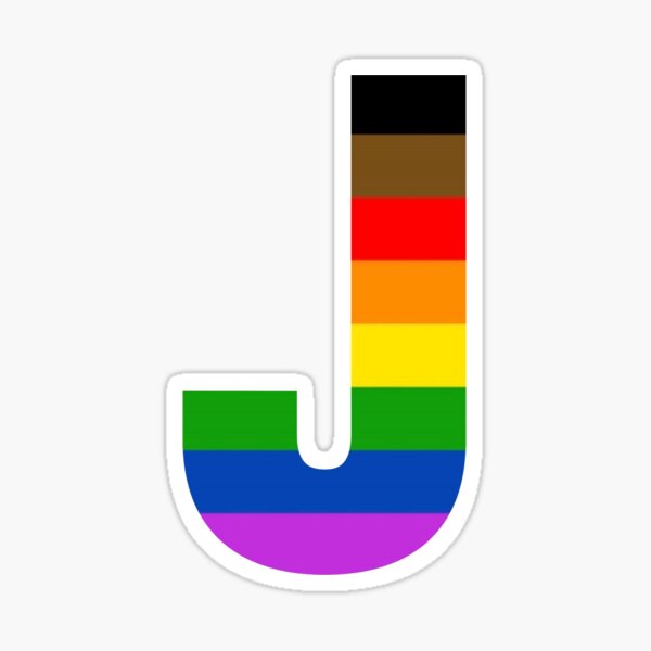 "Big Philly Progress Pride Flag J" Sticker by JtownGSA | Redbubble