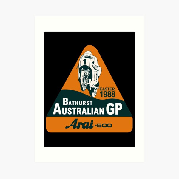 "Bathurst Australian GP 1988 Shirt" Art Print for Sale by TheScrambler ...