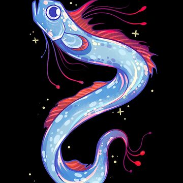 "Cute Oarfish (Regalecidae)" Sticker for Sale by GalaxyChicken | Redbubble