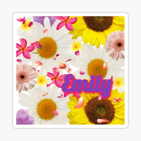 "Emily" Sticker for Sale by DeeBridge | Redbubble