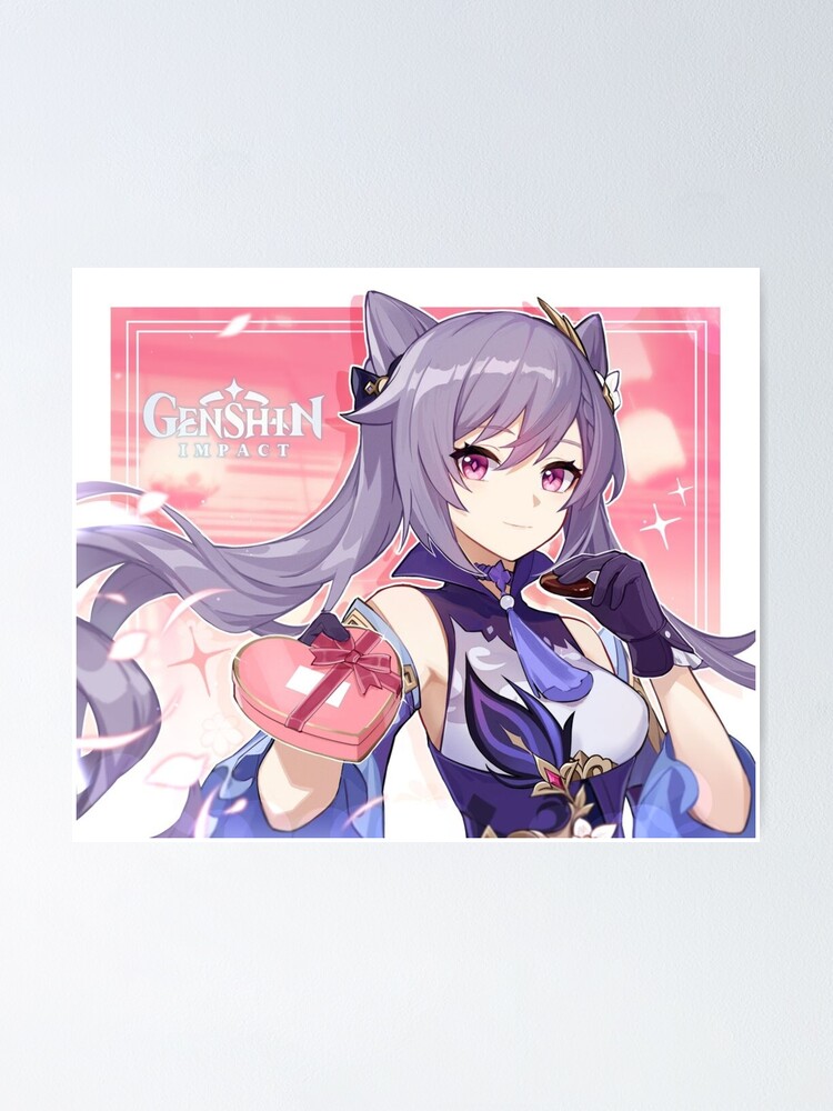 "Keqing - Genshin Impact" Poster by Aka-Hanako | Redbubble