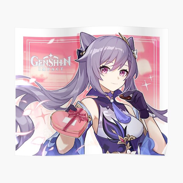 "Keqing - Genshin Impact" Poster by Aka-Hanako | Redbubble