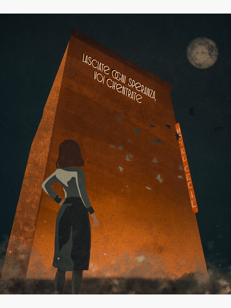 "Cecil Hotel Poster" Sticker by HannaGuru | Redbubble