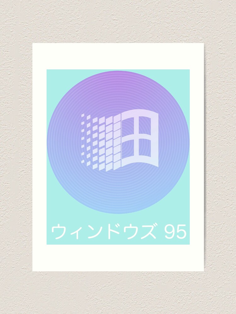 "Windows 95 Vaporwave " Art Print by tommy2shots | Redbubble