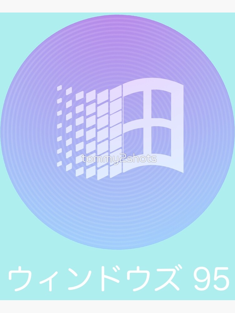 "Windows 95 Vaporwave " Art Print by tommy2shots | Redbubble