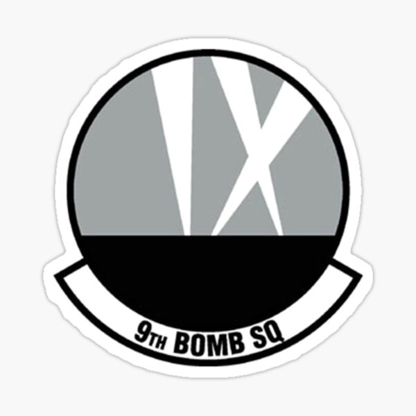 "9th Bomb squadron" Sticker for Sale by DuckDuckJeep | Redbubble