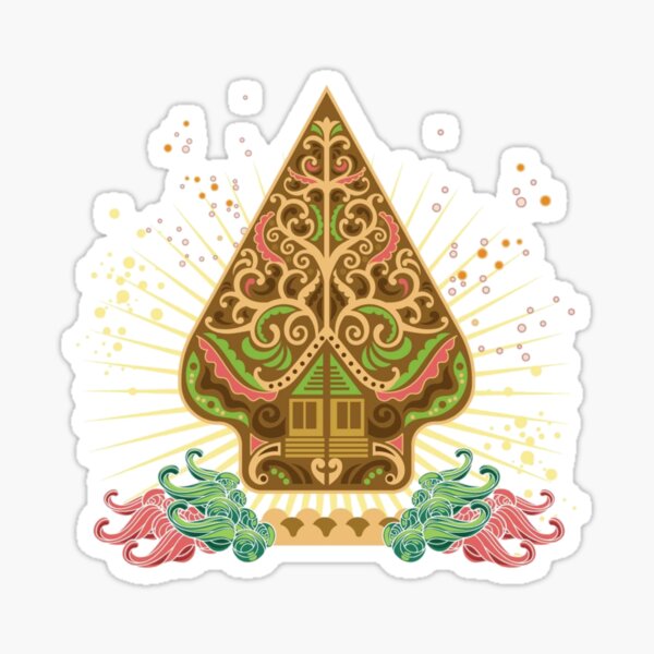"Javanese wayang culture" Sticker for Sale by PauletteMoorec | Redbubble