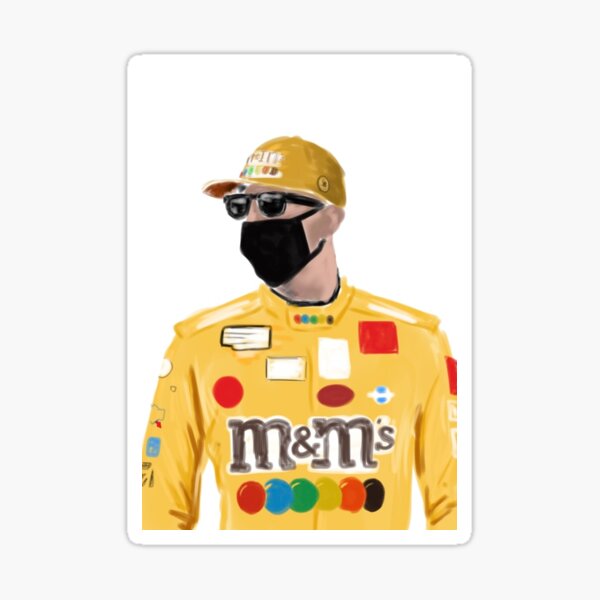 "Kyle Busch // NASCAR " Sticker for Sale by Kissmegrrrl | Redbubble