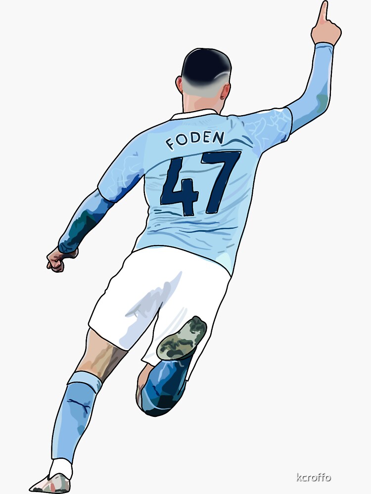 "Phil Foden" Sticker for Sale by kcroffo | Redbubble