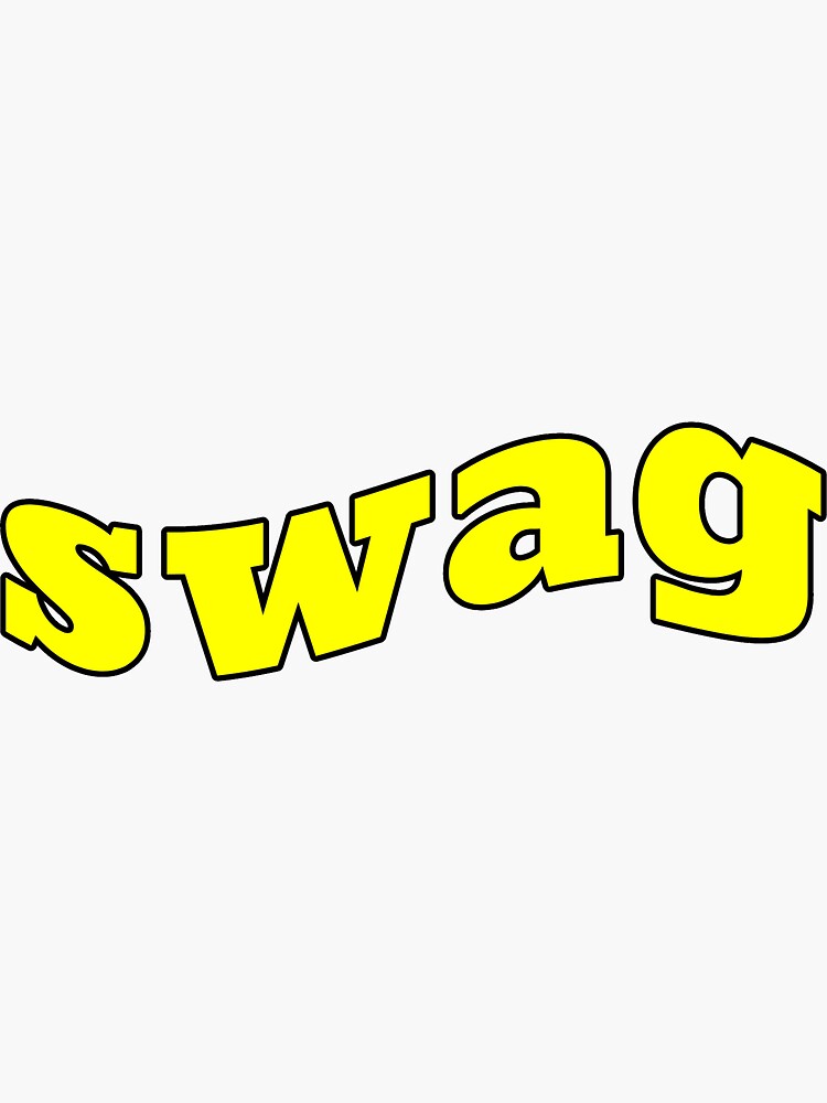 "swag" Sticker by sisterstreets | Redbubble