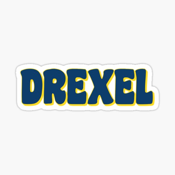 "DREXEL STICKER" Sticker for Sale by elianarafal | Redbubble