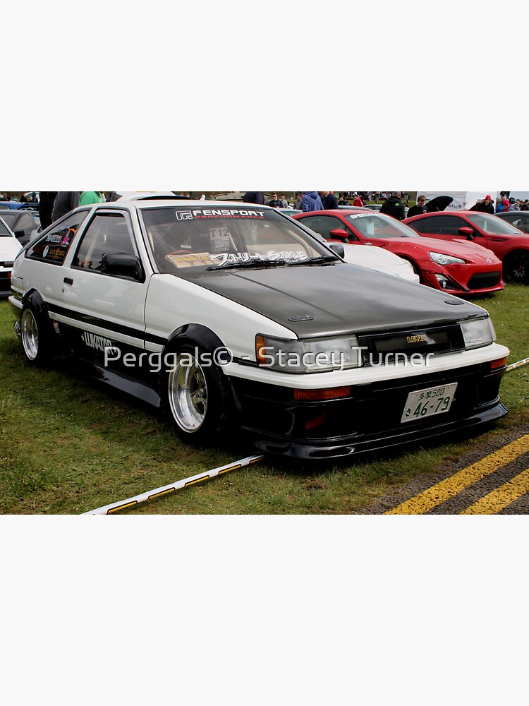 "AE86" Sticker by perggals | Redbubble