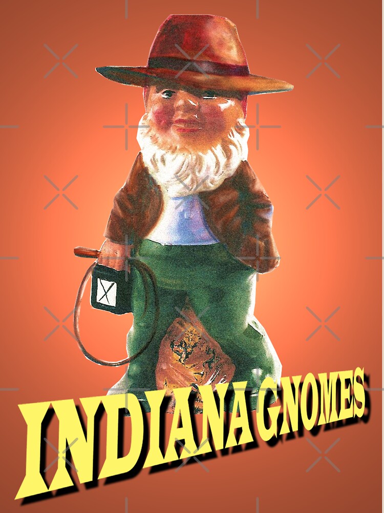 "Indiana Gnomes" T-shirt for Sale by wonder-webb | Redbubble | garden ...