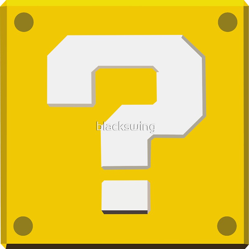 Pegatinas «Cubo de Super Mario Bros» de blackswing | Redbubble