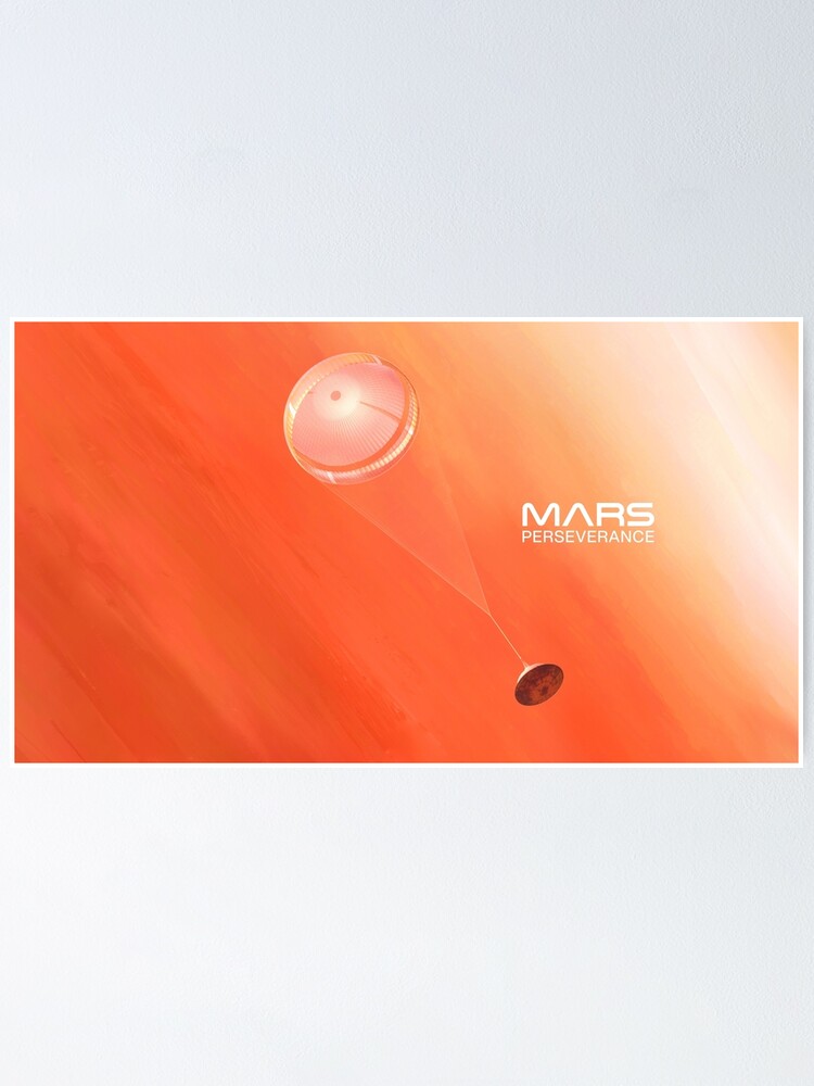 "Mars Perseverance Rover Parachute" Poster by Star-Citizen | Redbubble