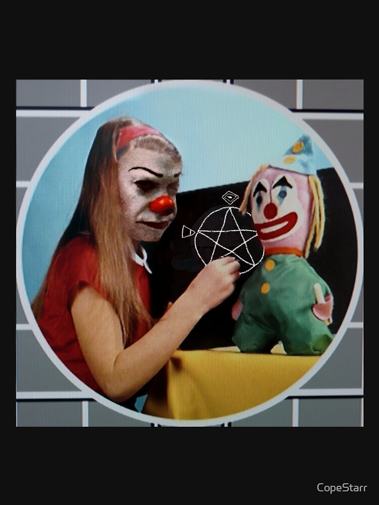 "BBC Test Card Girl - Clown Face" Essential T-Shirt for Sale by ...