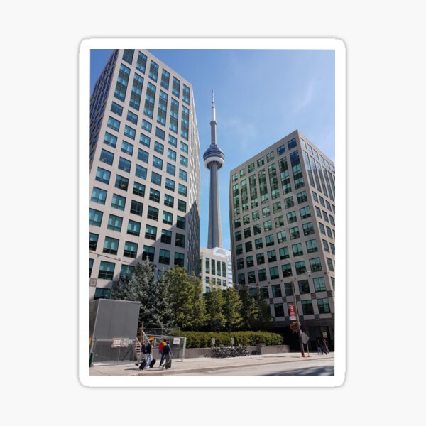 "CN Tower Sandwich" Sticker for Sale by YeetYYZ | Redbubble