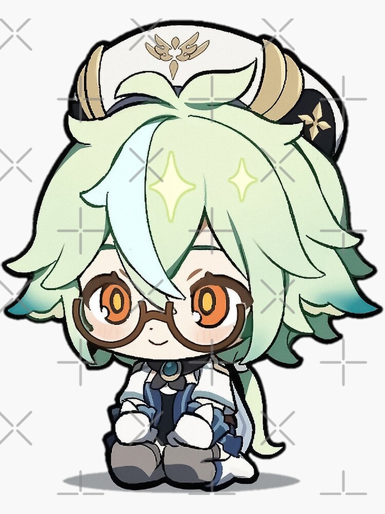 "Sucrose | Genshin Impact Sticker "Good Girl" "Sitting"" Sticker for ...