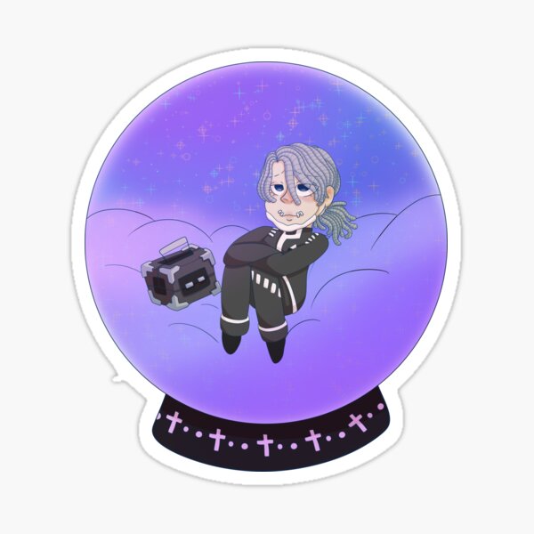 "Aesop Carl Snow Globe 1" Sticker by Cakesdeboss | Redbubble