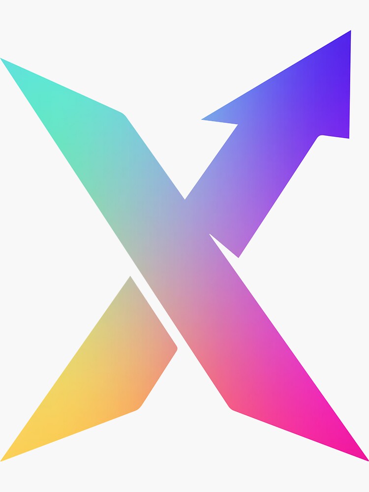 "StockX X Logo - Rainbow Holographic" Sticker for Sale by -Panda-Monium ...
