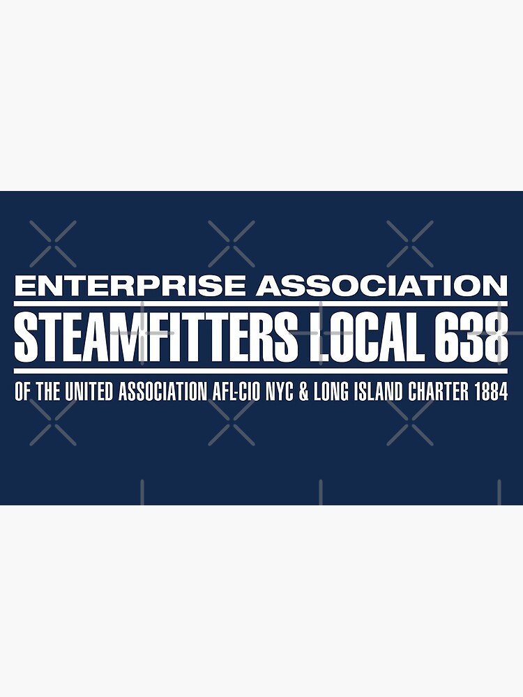 "Local 638 Steamfitters (White print for blue shirt)" Coffee Mug for ...