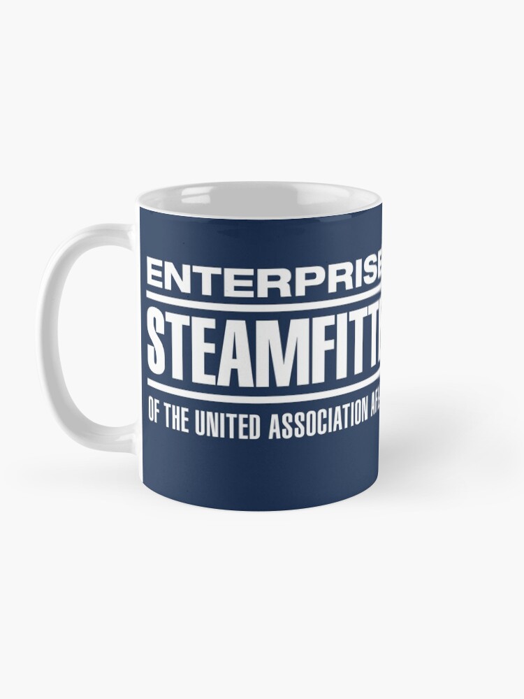 "Local 638 Steamfitters (White print for blue shirt)" Coffee Mug for ...