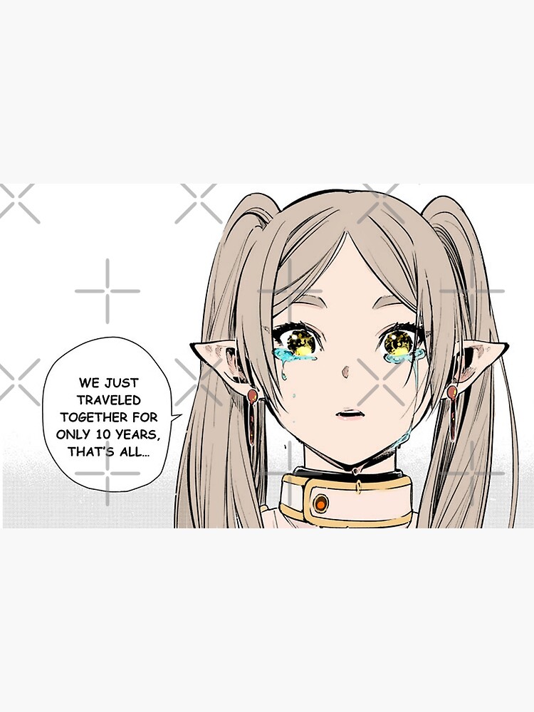 "Sousou no Frieren - Frieren Crying Fully Colored" Art Print by ...