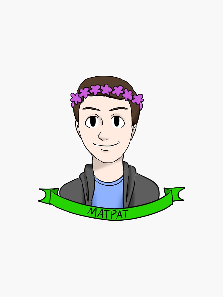 "Matpat" Sticker for Sale by veonsyl | Redbubble