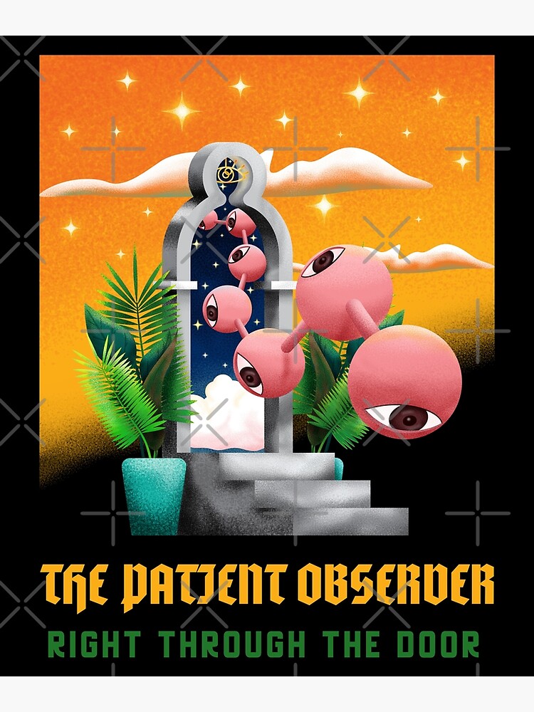 "The Patient Observer" Poster by Marbleskies | Redbubble