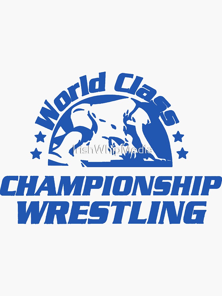 "World Class Championship Wrestling" Sticker for Sale by IrishWhipMedia ...