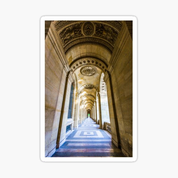 "Musee du Louvre, Paris 2" Sticker for Sale by baneling | Redbubble