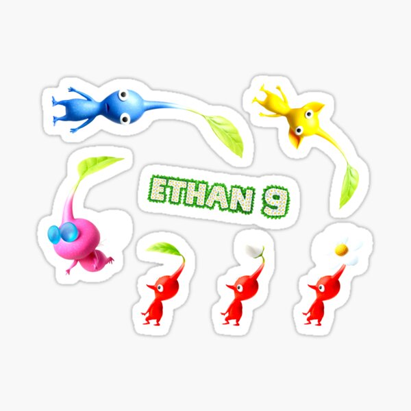 "Pikmin sticker pack (free customization)" Sticker for Sale by ...