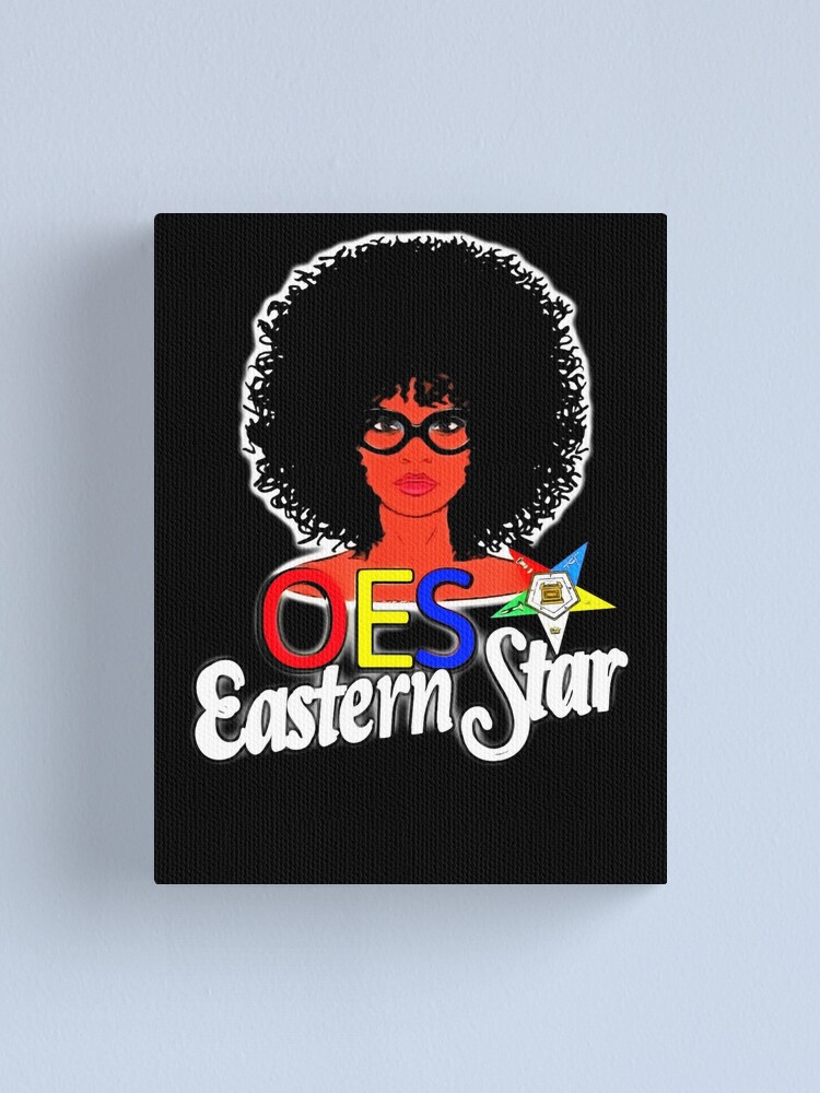 "Order Of The Eastern Star OES Ritual Ring Masonic Symbol" Canvas Print ...