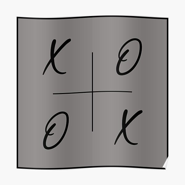 "4-Letter Design xoox" Poster for Sale by johma | Redbubble