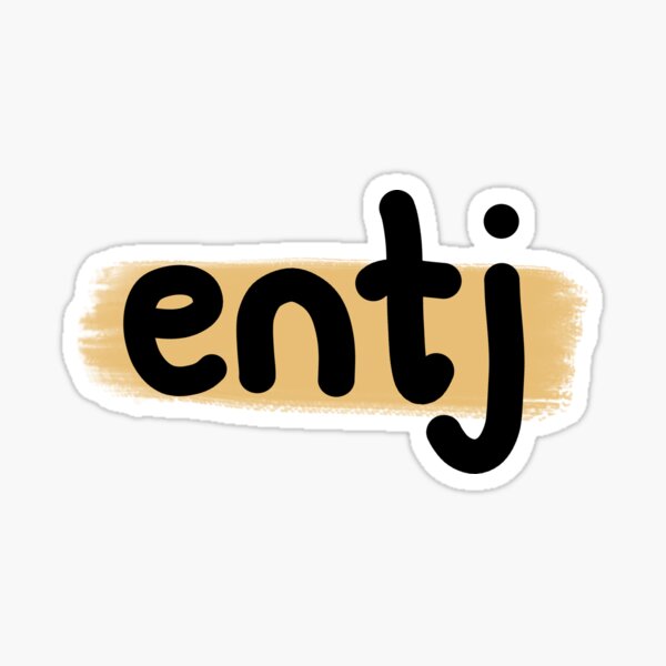 "ENTJ MBTI 16 personalities" Sticker for Sale by MirkasDesign | Redbubble