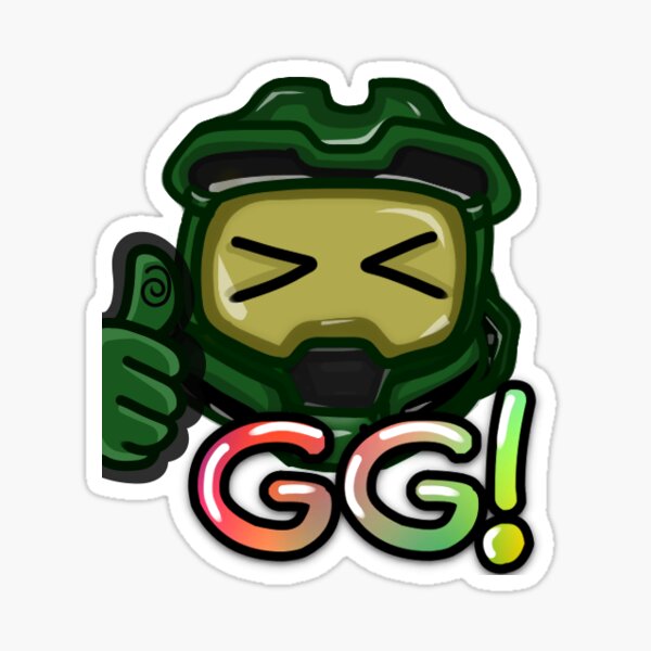 "Halo gamer emote" Sticker for Sale by Camatriix | Redbubble