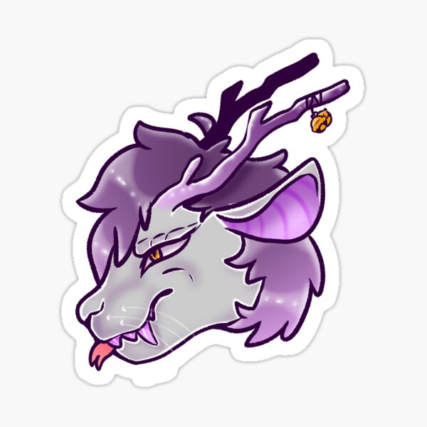 "Purple Dragon " Sticker for Sale by drag0ngutz | Redbubble