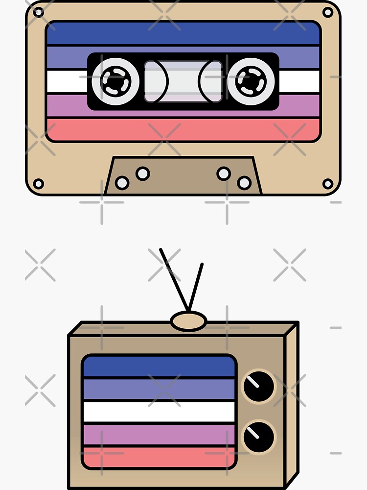 "Discreet Pride AFAB Flag" Sticker by ColoredRatio | Redbubble