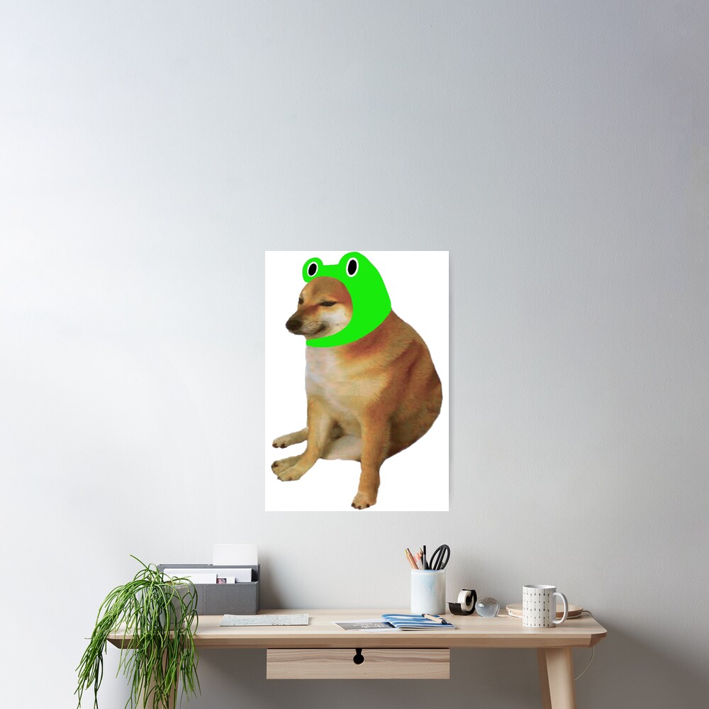 "Cheems" Poster by Meddart | Redbubble