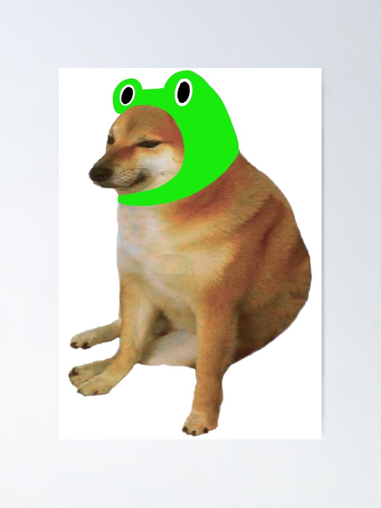 "Cheems" Poster by Meddart | Redbubble