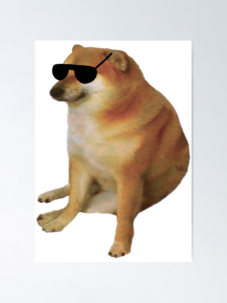 Póster «Cheems» de Meddart | Redbubble