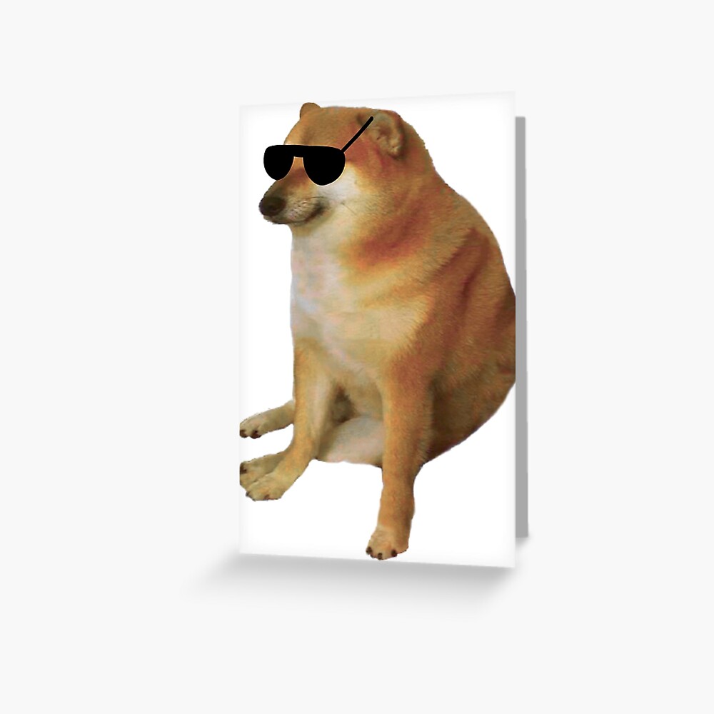 "Cheems" Greeting Card by Meddart | Redbubble