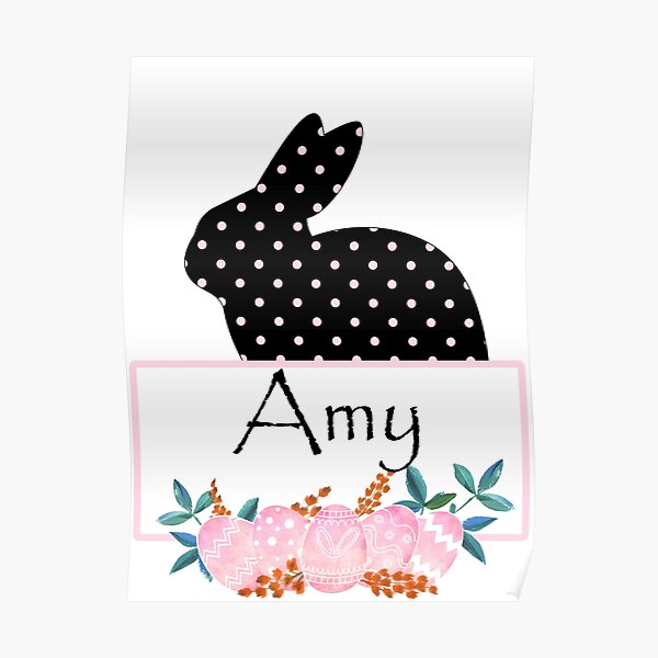 "Amy Easter" Poster by PeppernCo | Redbubble