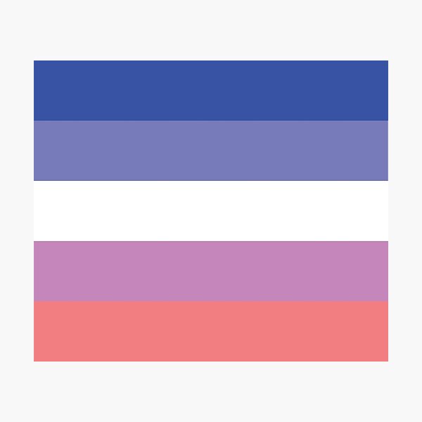 "AFAB DFAB Pride Flag" Photographic Print for Sale by ColoredRatio ...