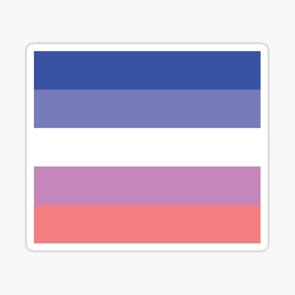 "AFAB DFAB Pride Flag" Sticker for Sale by ColoredRatio | Redbubble
