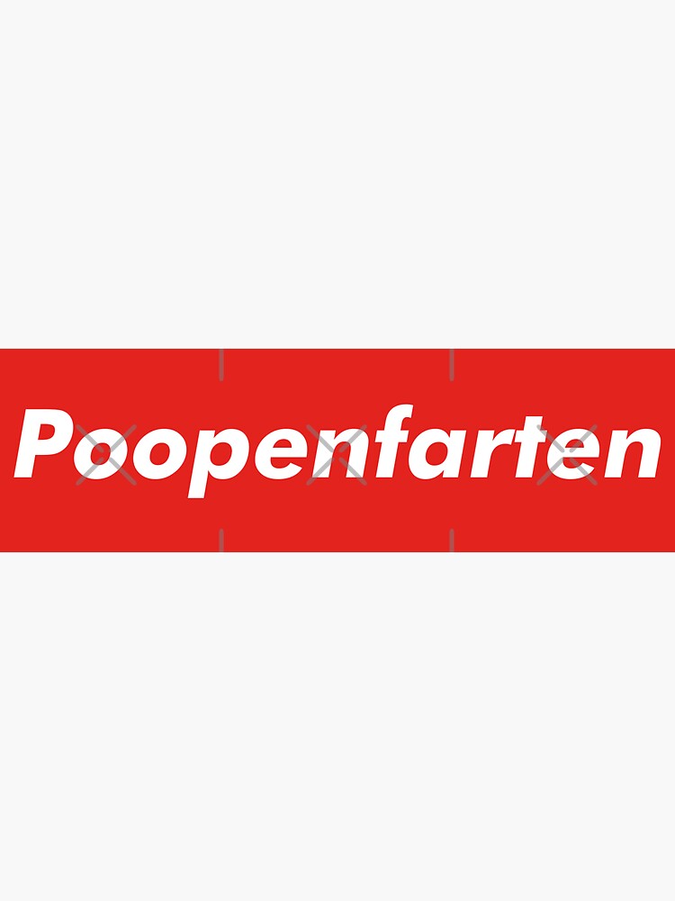 "Poopenfarten Meme" Sticker for Sale by Barnyardy | Redbubble