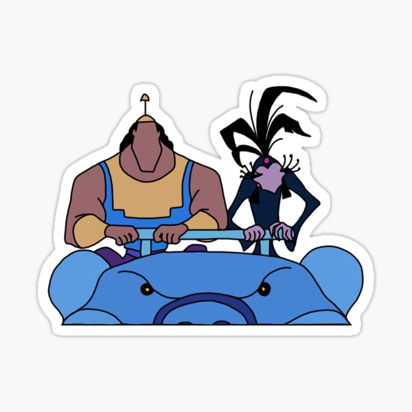 "Kronk and Yzma - Emperor's New Groove" Sticker for Sale by RyallDesign ...