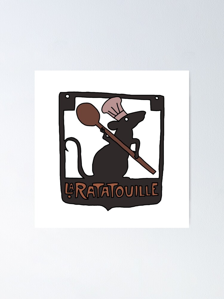 "La Ratatouille Sign - Ratatouille" Poster for Sale by RyallDesign ...