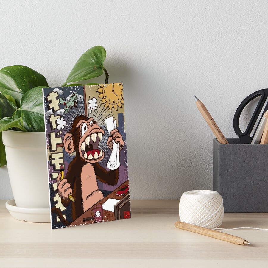 "Angry Cad Zilla Cad Monkey" Art Board Print by Chu2Train | Redbubble